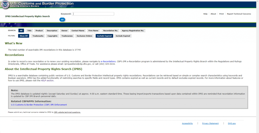 U.S. Customs | Cislo & Thomas LLP: Patent, Copyright, and Trademark Law